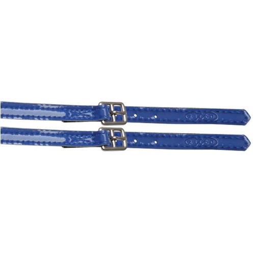 Zilco Patent Stirrup Straps - Blue (16-75cm), Stirrup Straps